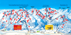 Pistekaart Fügen – Kaltenbach - Fügen - Kaltenbach